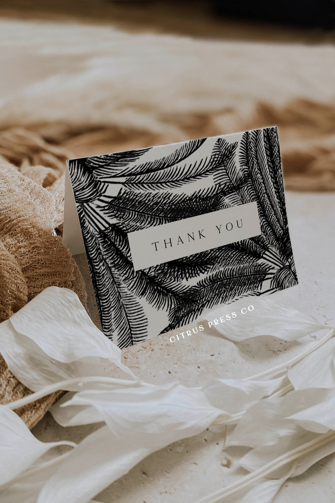 Simple Thank You Card Template Simple Thank You Card Printable, 5.5 X