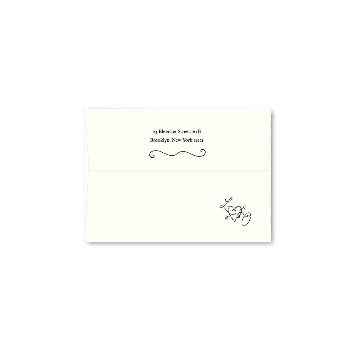 Lilly Wedding RSVP Envelope Return Address Printing – Citrus Press
