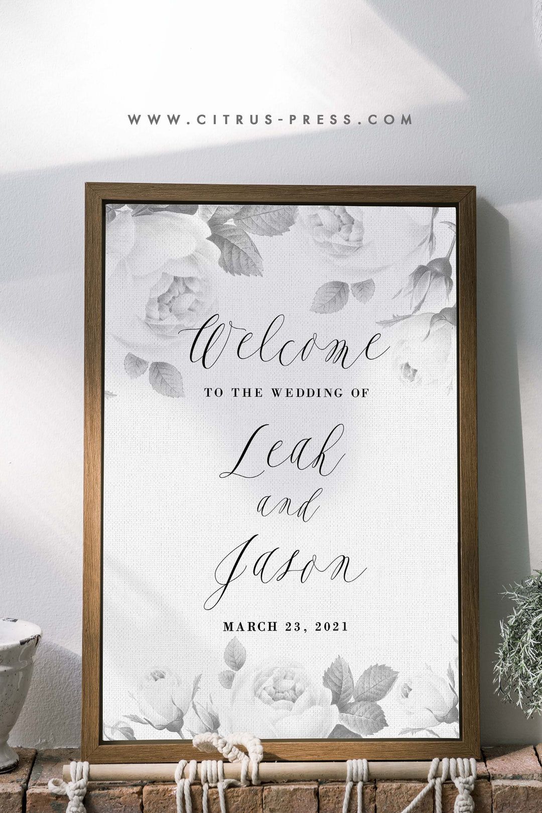 Printable Welcome Signs Template Modern Welcome Sign, Editable Sign