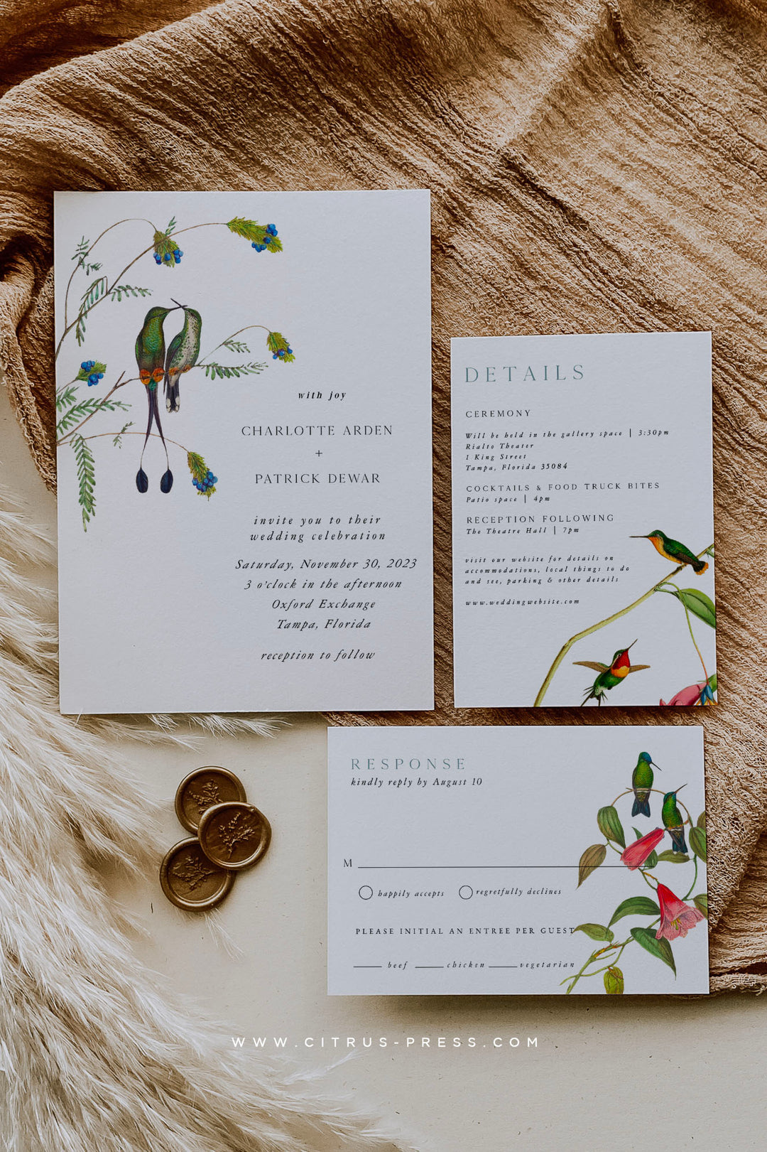 Bird wedding invitations 60 photos - Astyledwedding.com