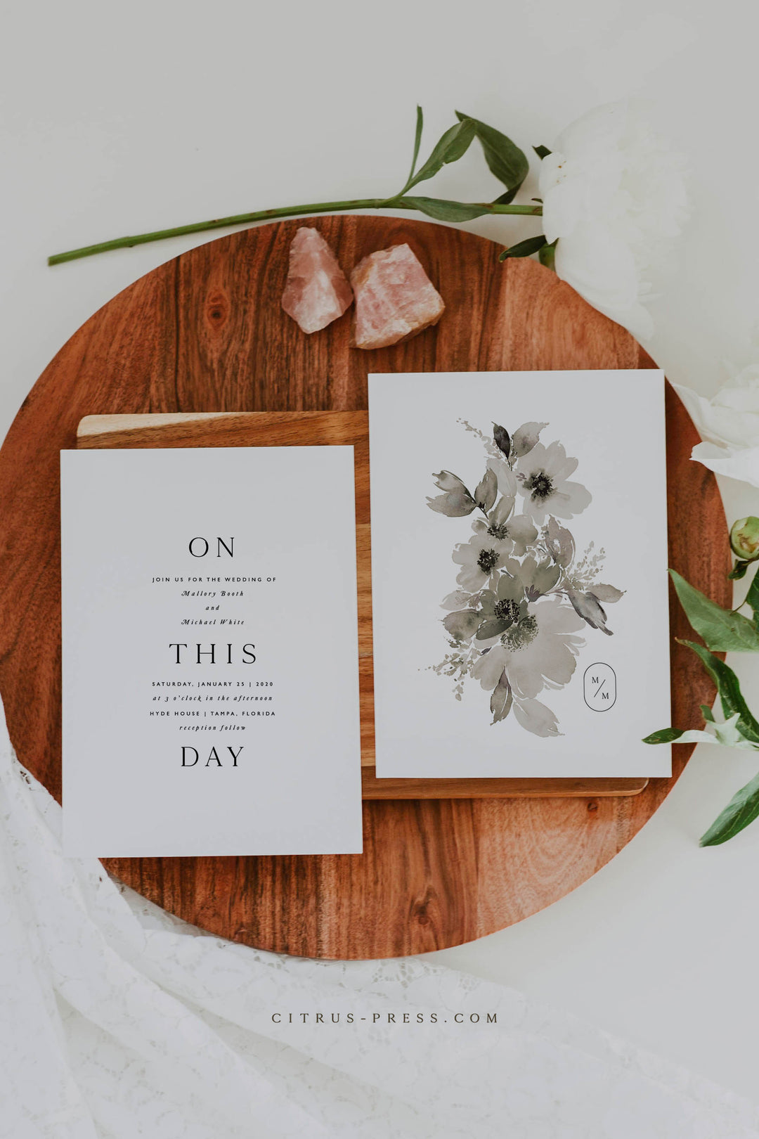 Photo Booth Wedding Invitations