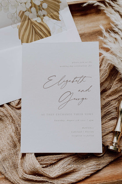 Modern and unique Wedding Invitations – Citrus Press