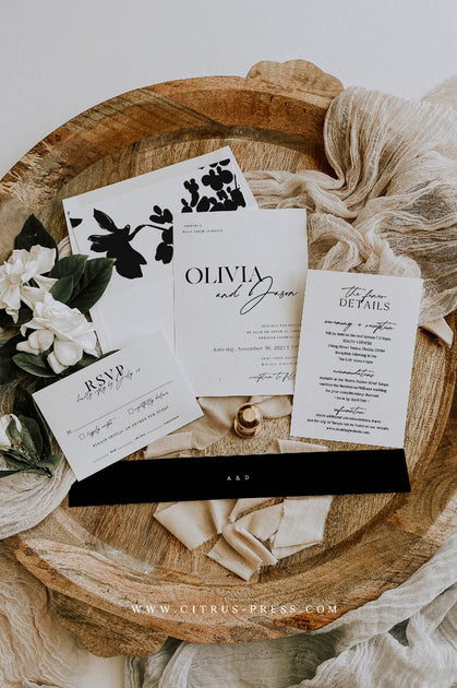 PDF Invitation Sets – Citrus Press