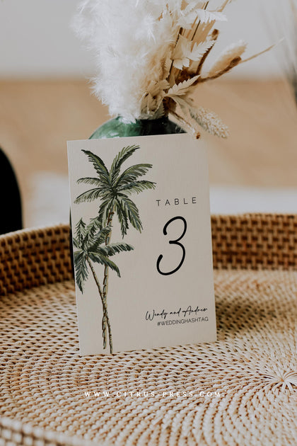 Table Numbers – Tagged "Editable PDF Wedding Invitation Template ...