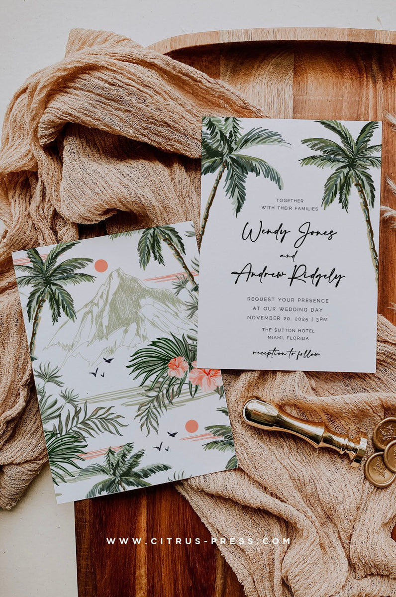 Tree Invitation Template Rustic Tree Wedding Invitations, Laser Cut