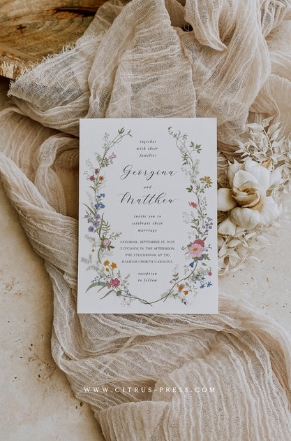 Single Invitations – Citrus Press
